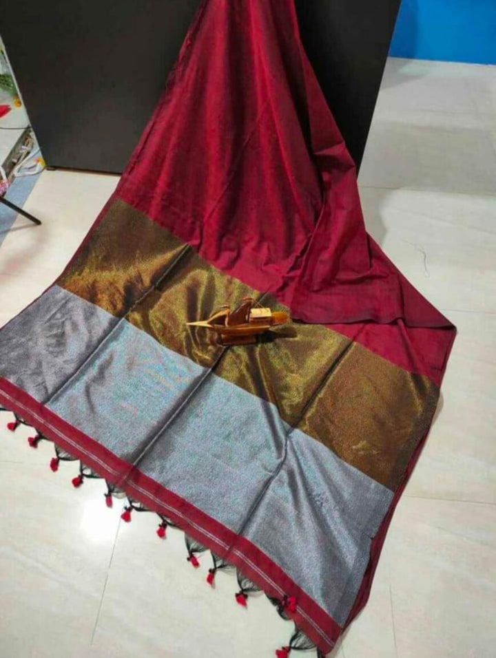 Tissue Pallu Sarees | Sthri Cotton – Sthri Cotton Boutique