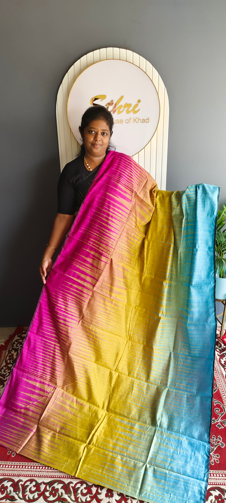 Ikkat Kotta Khadi – | Sthri Cotton – Sthri Boutique